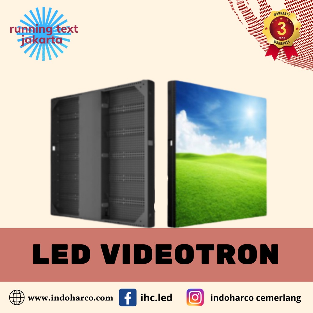 Jual LED Videotron P4 1X2 (Magnetik) - Indoor | Shopee Indonesia