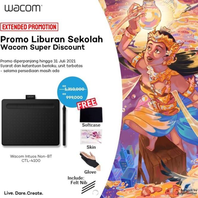 Jual Wacom Intuos CTL4100 CTL-4100/K0-CX CTL4100K0 CX CTL4100K0CX ...