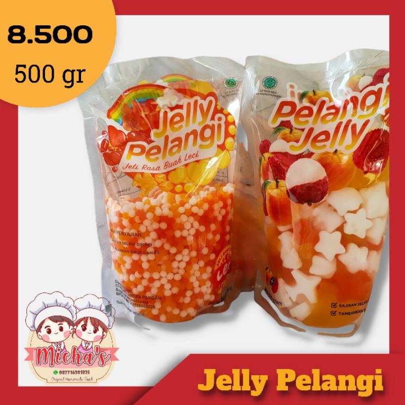 Jual JELLY PELANGI 1/2kg / JELLY PELANGO 500GR | Shopee Indonesia