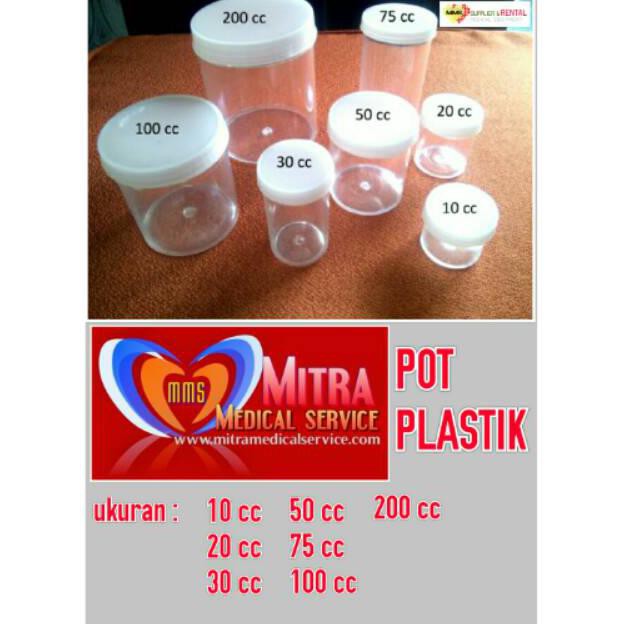 Jual Best Seller Pot Plastik 10Cc 20Cc (Bh) / Pot Urine / Pot Dahak ...