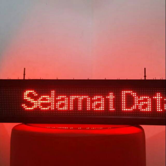 Jual Running Text Ukuran 24 cm x 296 cm. Warna LED Merah | Shopee Indonesia