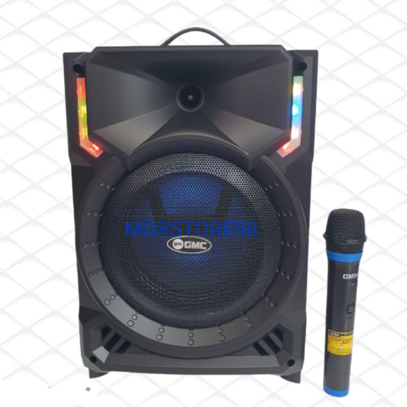 Jual Speaker Portable GMC 897H 8 inch Bluetooth Karaoke Extra Power ...