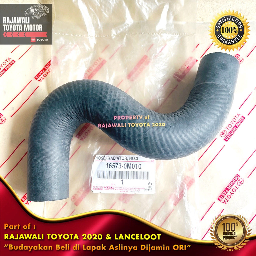 Jual Selang Radiator Atas Vios & Yaris 2006-2013 Karet Inlet New ...