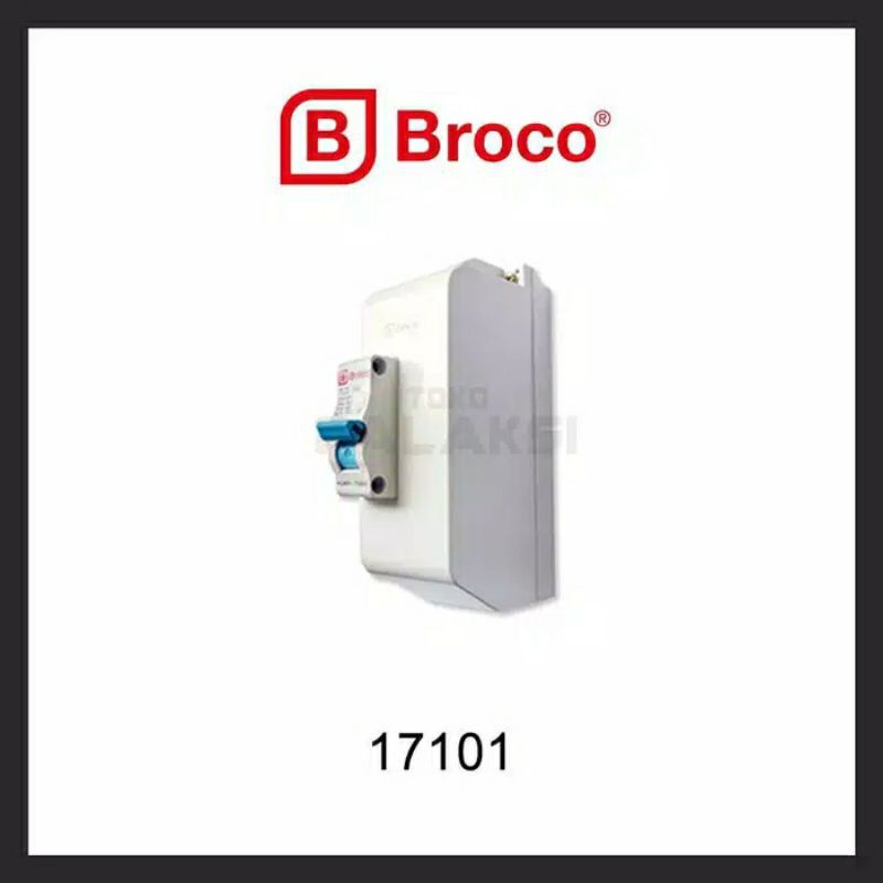 Jual BROCO BOX MCB 1 GRUP Outbow KOTAK tempel 17101 RUMAH MCB 1 GROUP 1P ob abu | Shopee Indonesia