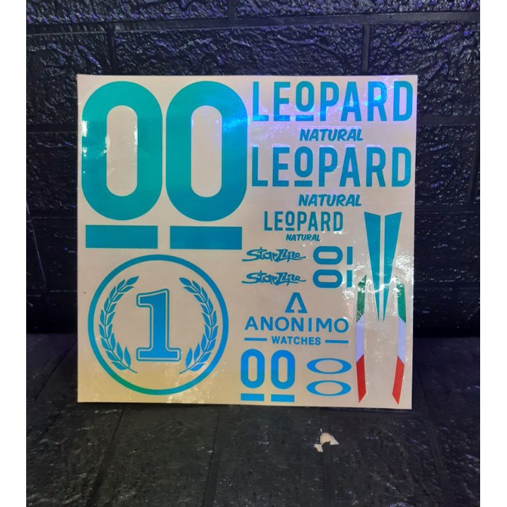 Jual STIKER HELM KYT TTC LEOPARD /RED BULL | Shopee Indonesia