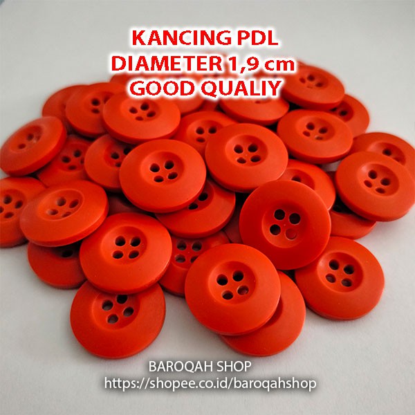 Jual Kancing Baju Seragam Kemeja Celana PDL PDH 1,9cm / 19mm Eceran ...