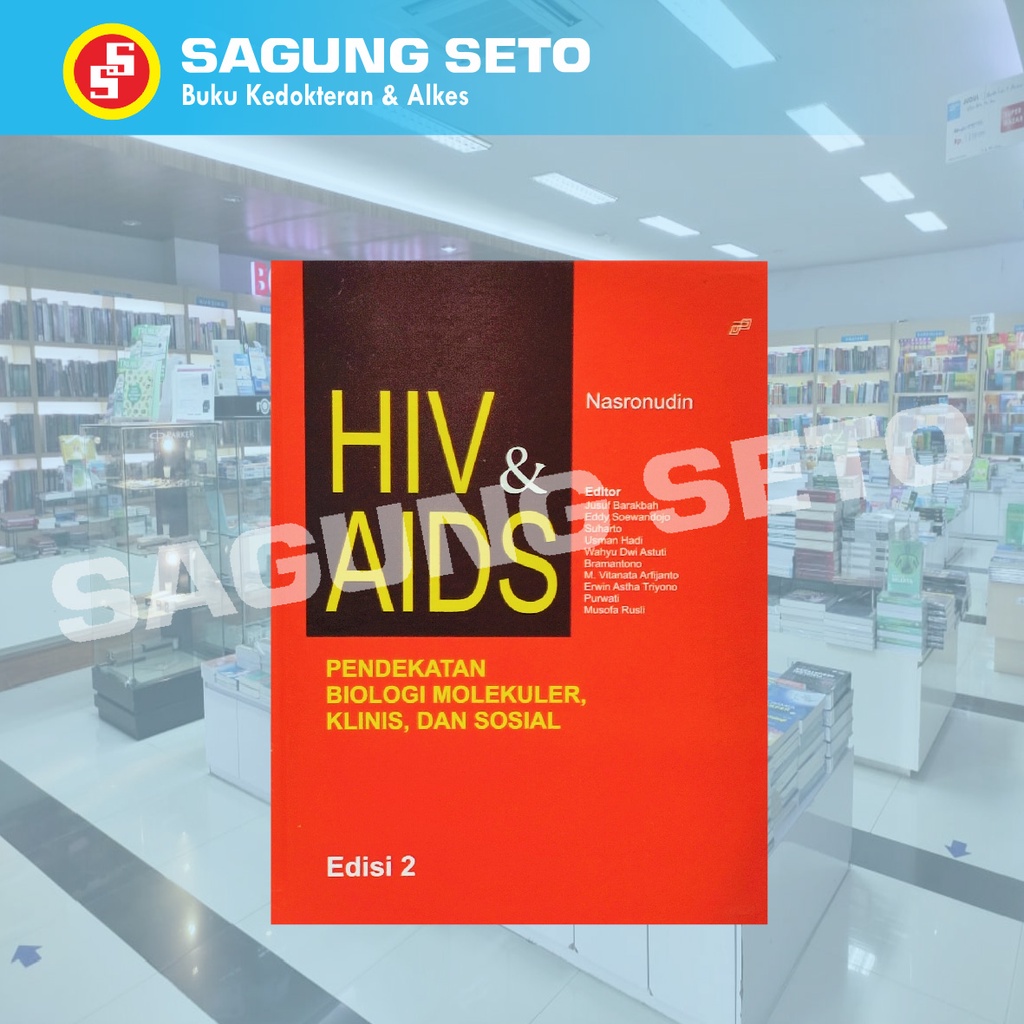 Jual BUKU HIV & AIDS ED.2 PENDEKATAN BIOLOGI MOLEKULER | Shopee Indonesia