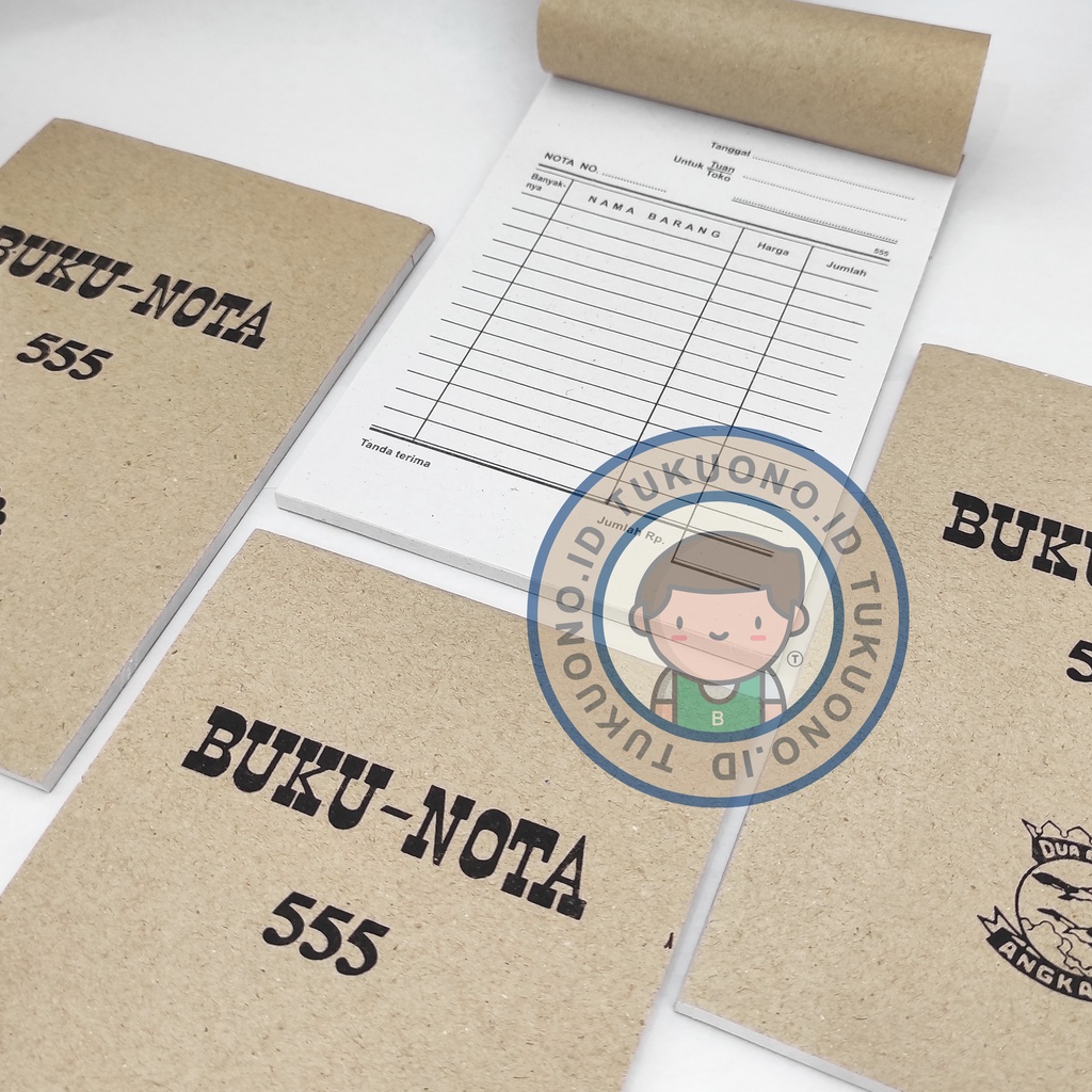Jual 555 Nota Kontan Kraft 2ply RANGKAP 2 | Ukuran 15x10cm ...