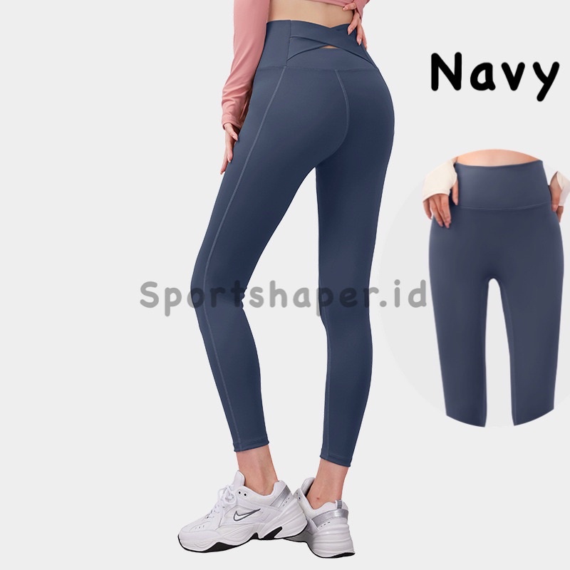 Jual Celana Legging Wanita Olahraga Gym Fitness[X_with outline ...