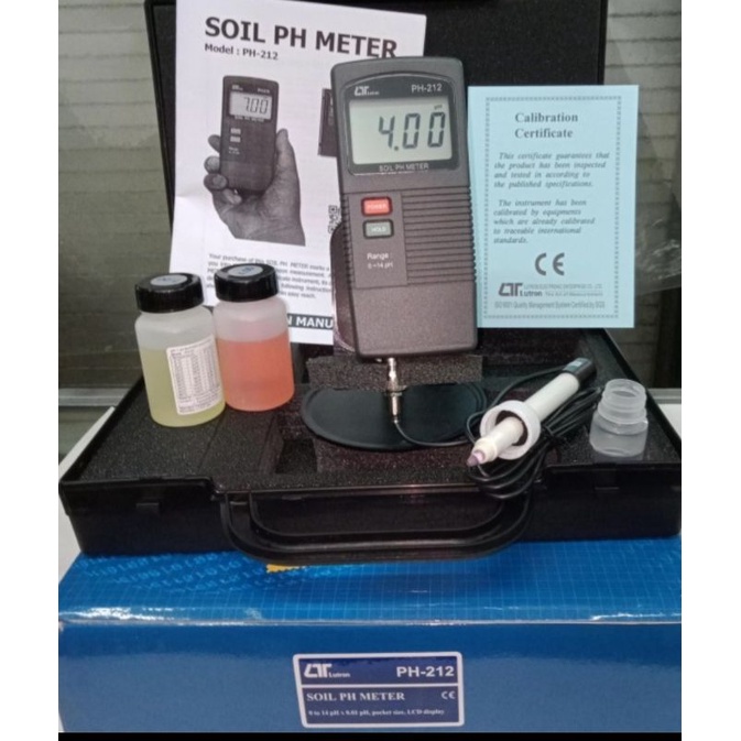 Jual Soil PH Meter Lutron PH-212 | Shopee Indonesia