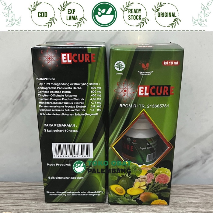 Jual ELCURE 10 ML POWER OF HEALING ASAM AMINO EL CURE OBAT TETES BIOHSA ...