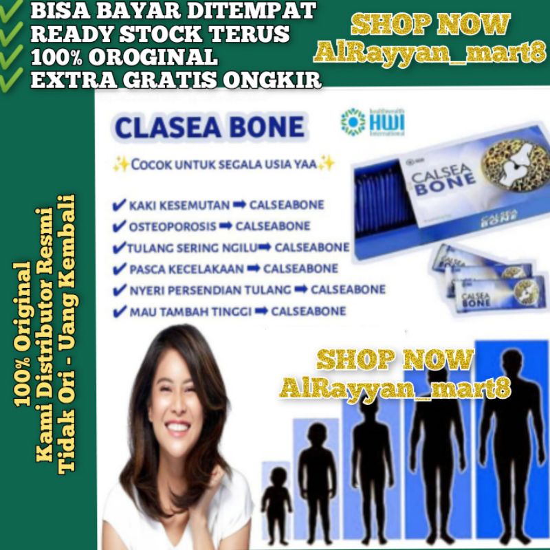 Jual (BAYAR DITEMPAT) PENAMBAH TINGGI BADAN GROW UP CALSEA BONE ECER ...