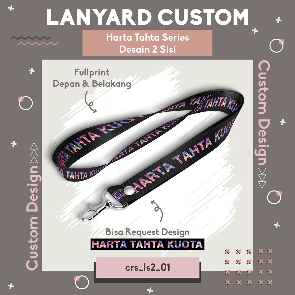 Jual Tali Lanyard Custom | Tali ID Card | Strap HP Tali Panjang Custom ...