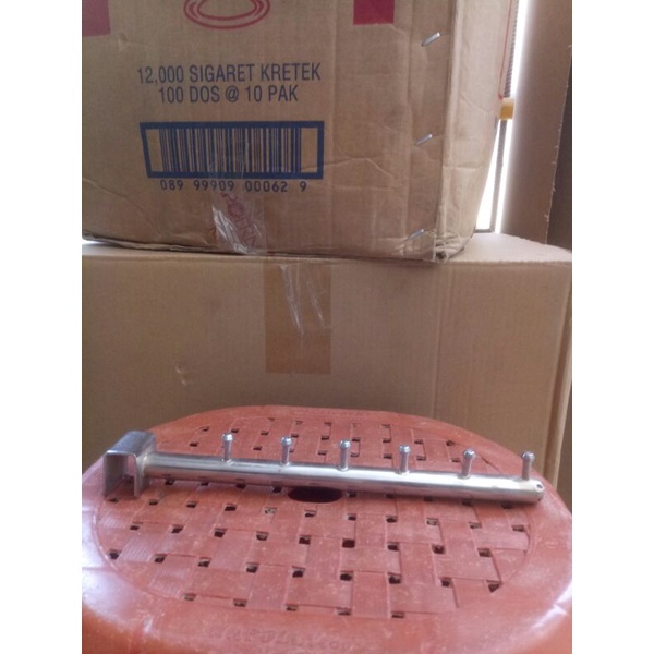 Jual hanger suling lurus cantol 6 titik | Shopee Indonesia