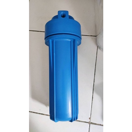 Jual Housing Filter Air RO,Reverse Osmosis 10". Biru Drat 1/4.(Housing ...