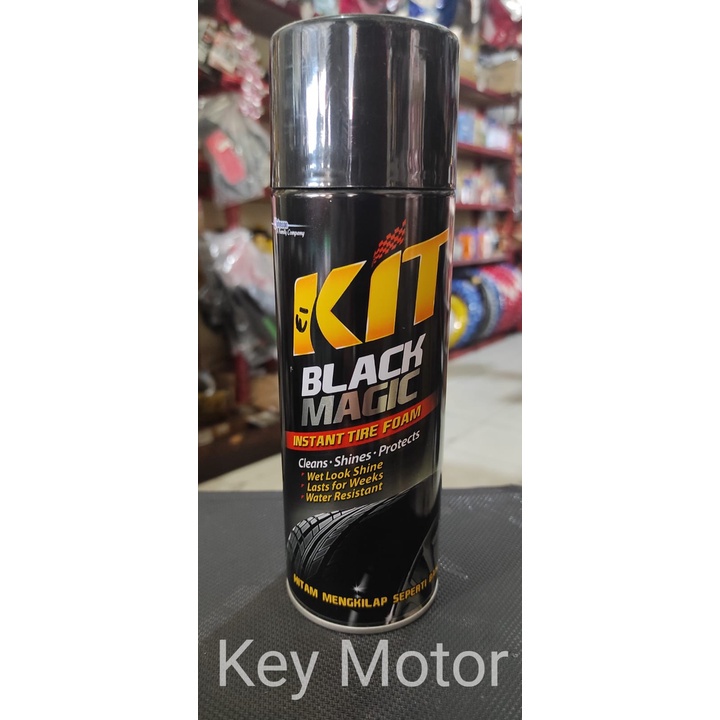 Jual KIT BLACK MAGIC Tire Foam 360 ml / Semir Pengkilap Ban Motor Mobil ...