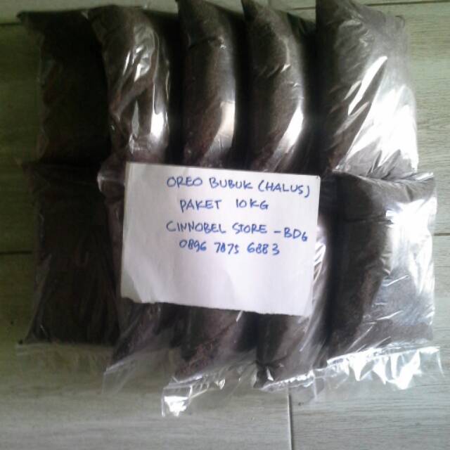 Jual Oreo bubuk asli tekstur halus paket 10kg | Shopee Indonesia