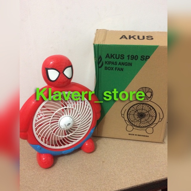 Jual Kipas angin karakter Spiderman box fan | Shopee Indonesia