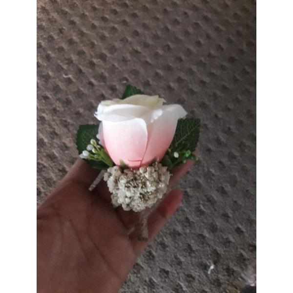 Jual corsage korsase bunga dada jas bross pin panitia rustic wedding ...