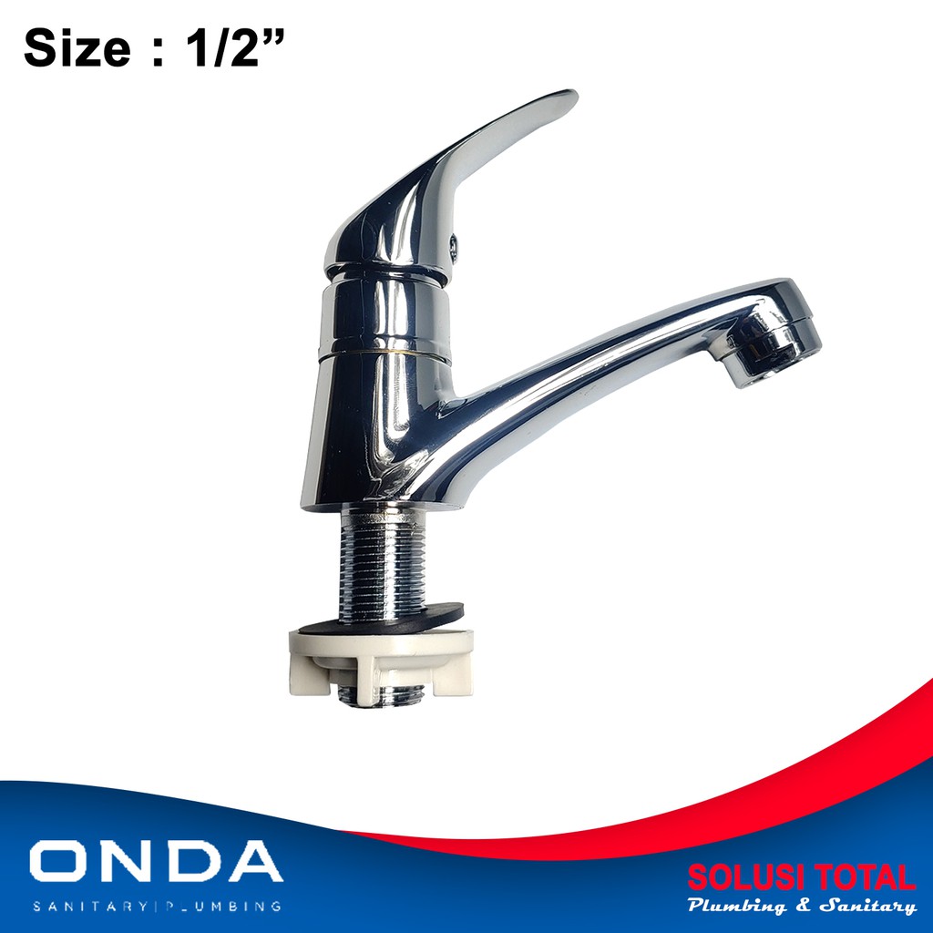 Jual Keran Kran Air Push Up Down Wastafel Basin Tap ONDA Y321 Y 321 C 1/2" | Shopee Indonesia