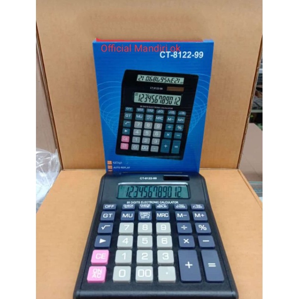 Jual CITIZEN CT 8122-99 Calculator Desktop/ Meja 12 Digit | Shopee ...