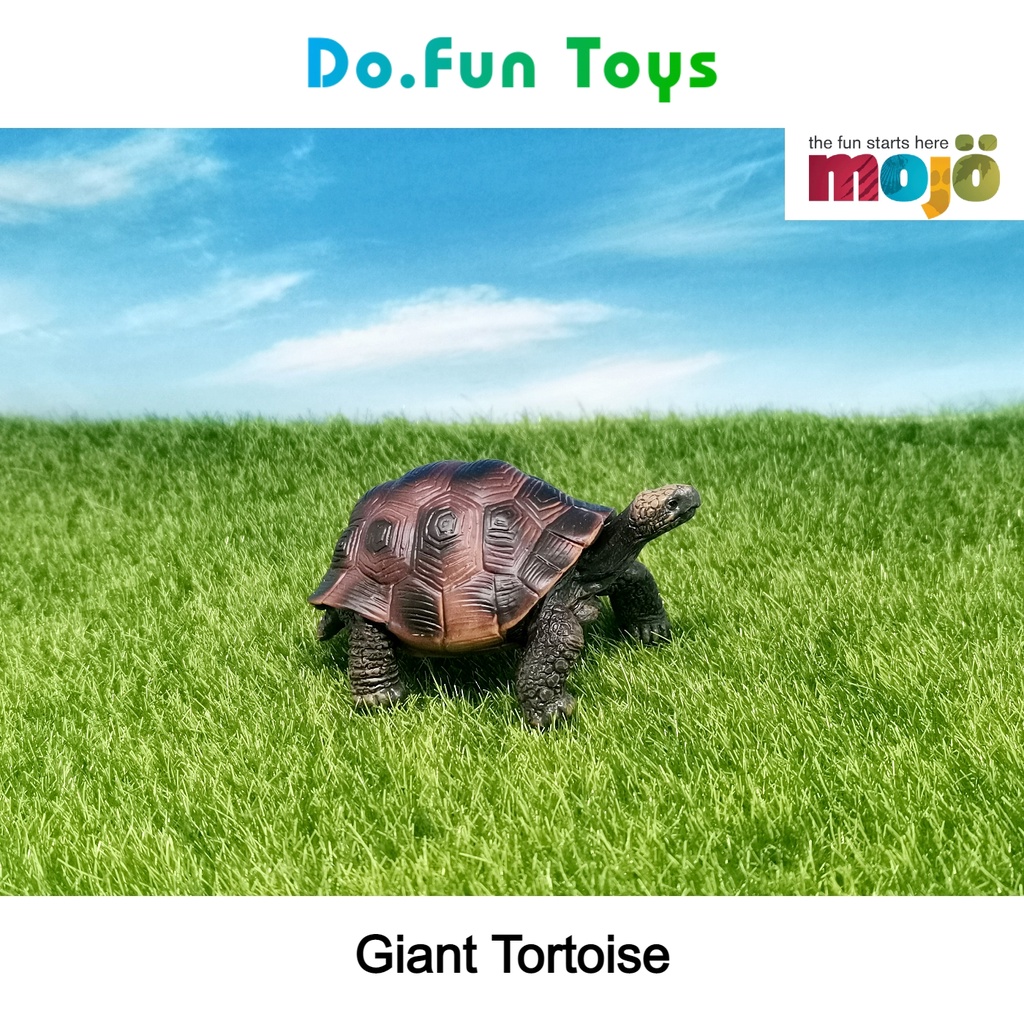 Jual MOJO Animal Figurine | GIANT TORTOISE / Mainan Miniatur Binatang ...