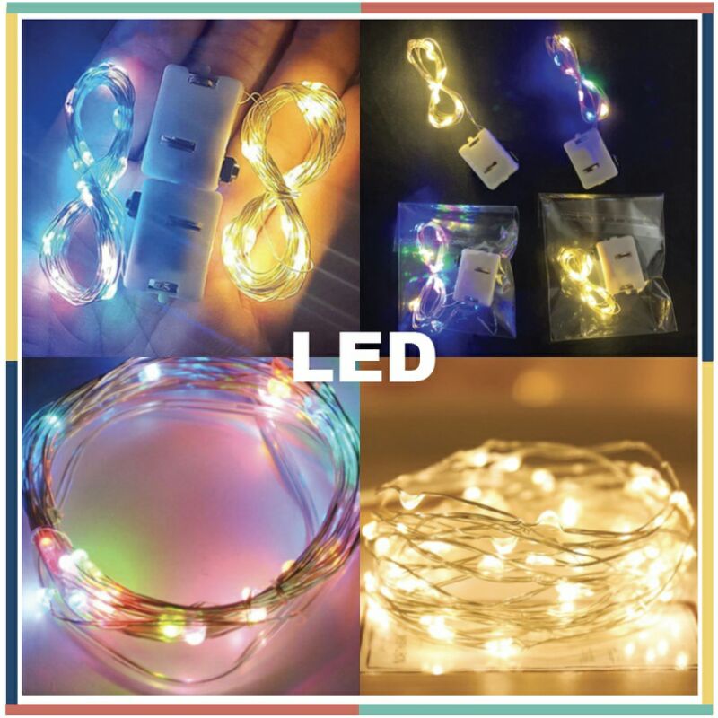 Jual LAMPU KAWAT LED 1&2 METER , LAMPU TUMBLR DEKORASI, LAMPU BOBA ...