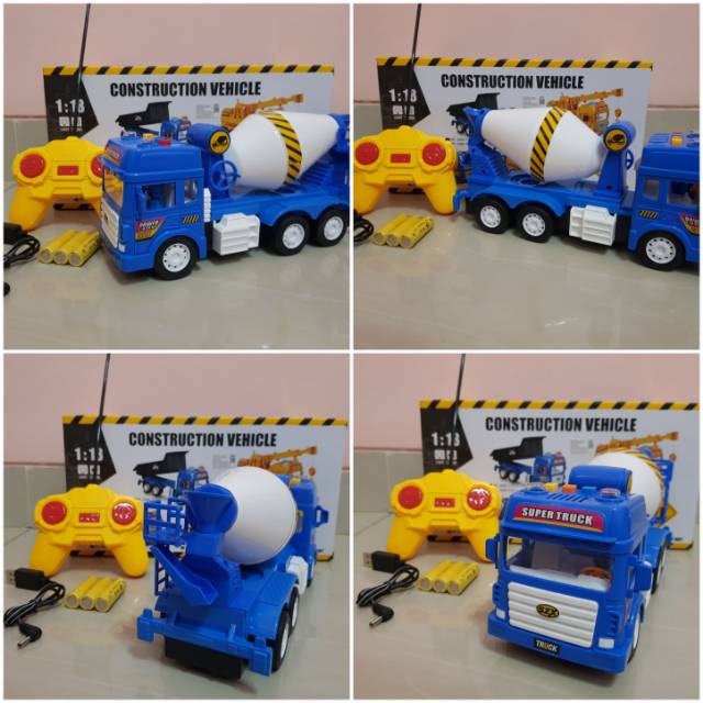 Jual Mobil Truk Molen Remote Control - RC Car Truck Mixer Molen ...