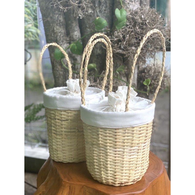 Jual Tas Parcel rotan Bambu | Shopee Indonesia