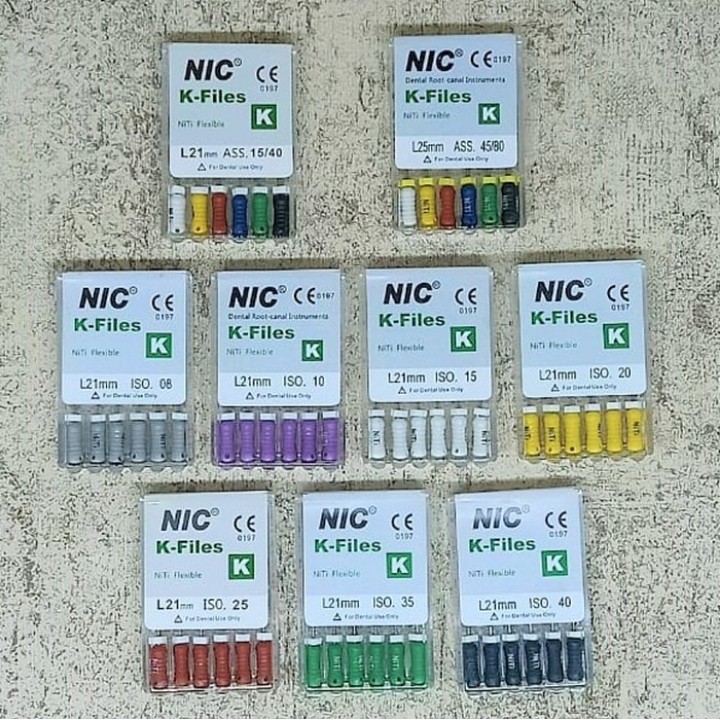 Jual Dental Niti K-File Niti Kfile K File ENDO Jarum kfiles k-file K ...