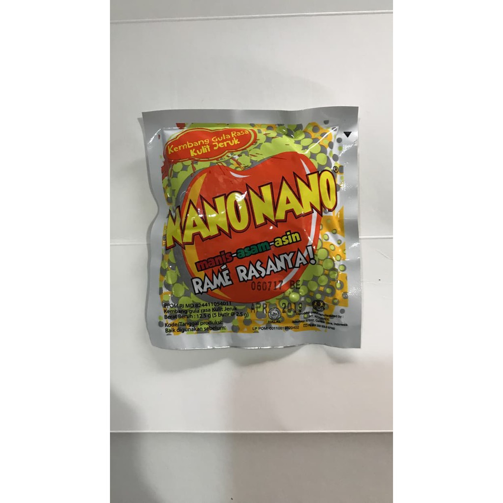 Jual Permen Nano Nano Bungkus Pcs 5 Butir Nanonano Nano-Nano Kembang ...