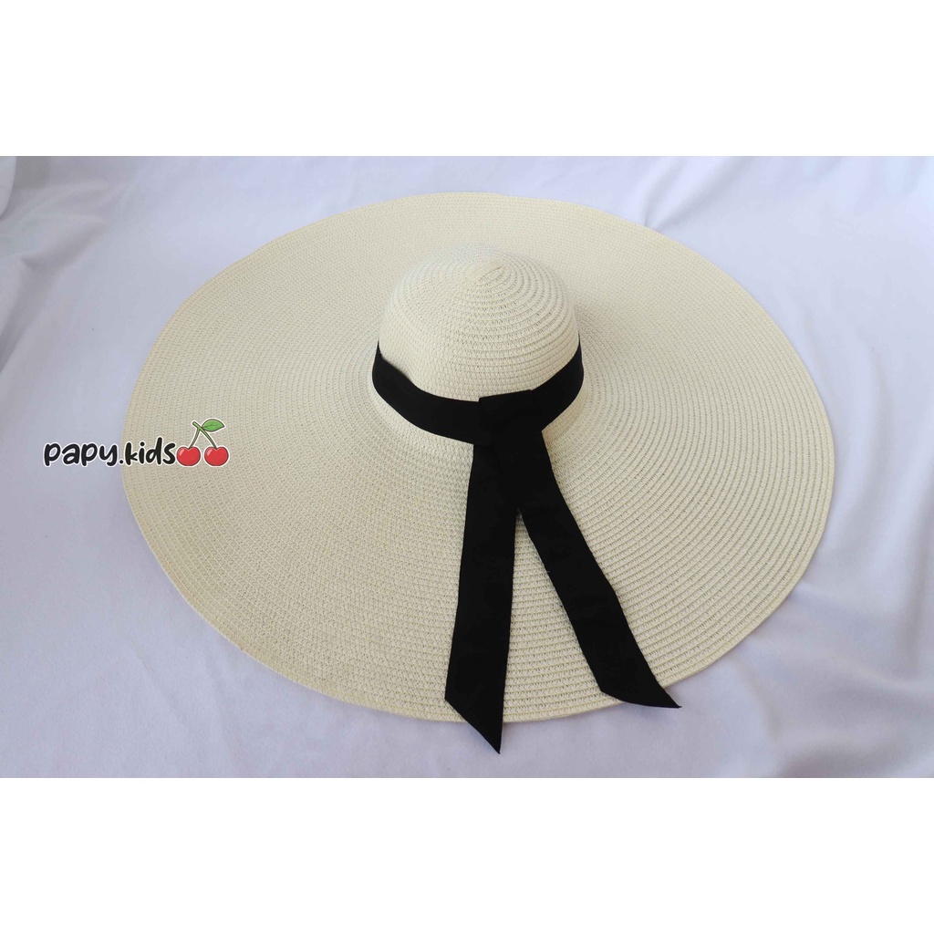 Jual Topi pantai lebar jumbo PL20 / Topi pantai lebar / Topi pantai jumbo | Shopee Indonesia