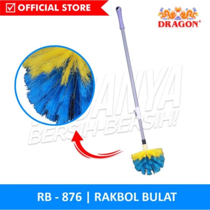 Jual Rakbol Bulat Dragon / Sapu Panjang Laba Laba / Sapu Dinding Atas ...