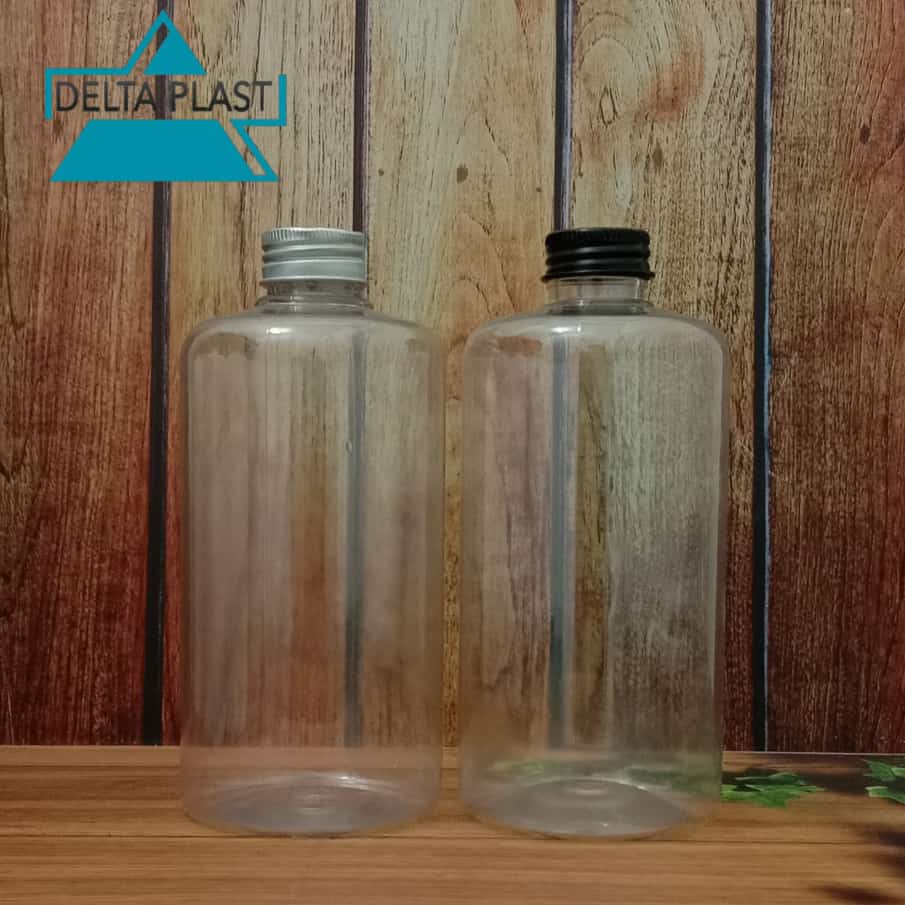 Jual Botol ulir 500ml Natural pet / Botol 500ml neck 28 Tutup ulir almunium | Shopee Indonesia