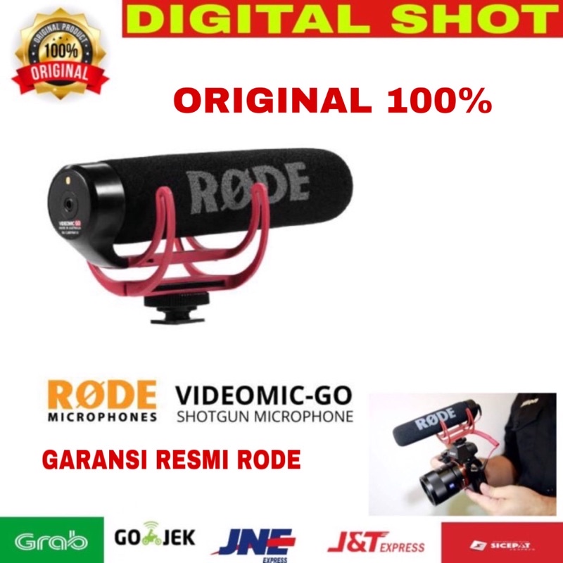Jual RODE VIDEO MIC GO / MICROPHONE RODE MICGO ORIGINAL 100% ( RESMI ...