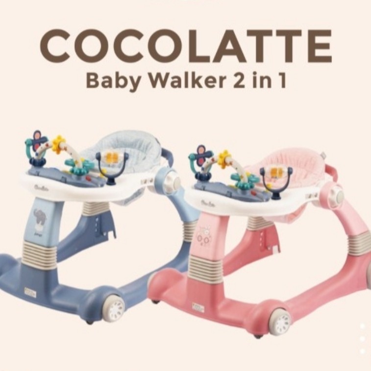 Jual Cocolatte DK 1001 ML 2in1 Baby Walker Walking Trainer Fun / Baby ...