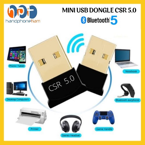 Jual HANDPHONETIAM Mini Bluetooth USB CSR 5.0 Dongle Eksternal Adapter ...