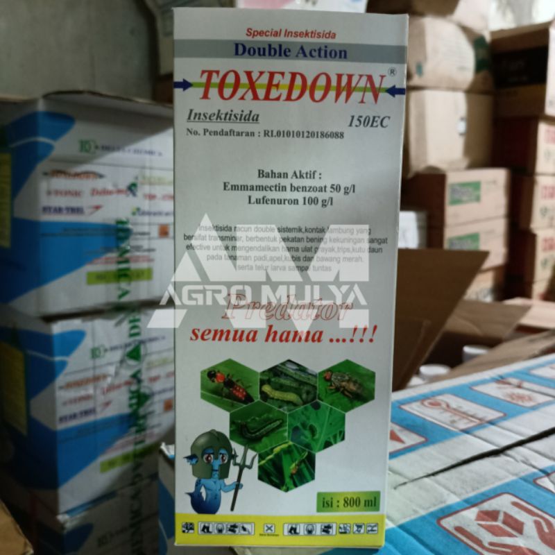 Jual Insektisida TOXEDOWN 800ml 150Ec emamectin benzoat 50 lufenuron ...