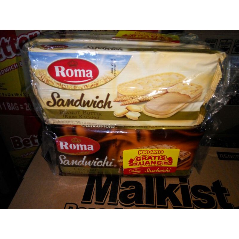Jual ROMA SANDWICH COKLAT | Shopee Indonesia