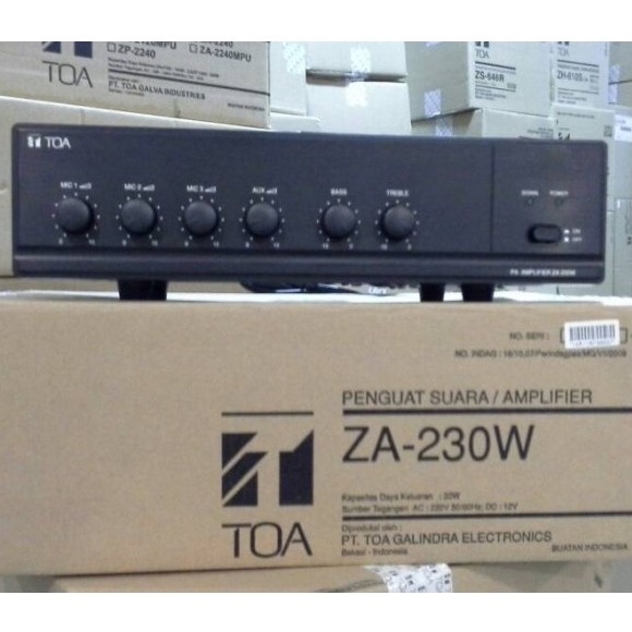 Jual Mixer Ampli Toa ZA 230W ( ORIGINAL ) | Shopee Indonesia