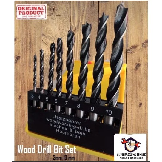Jual Mata Bor Kayu Set 8 Pcs For Wood Drill Bit Set Kuat dan Tajam ...