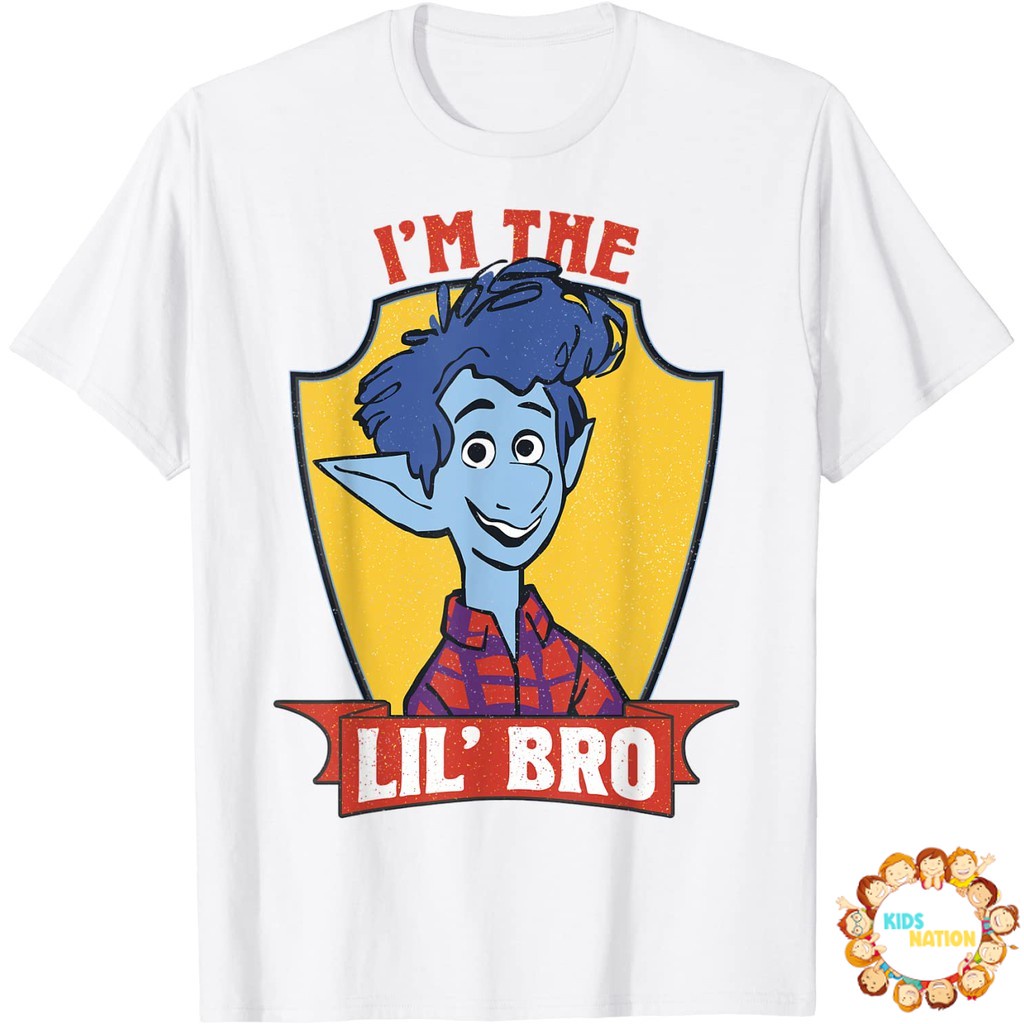Jual Baju anak Disney Pixar Onward Ian I'm The Lil' Bro T-Shirt ...