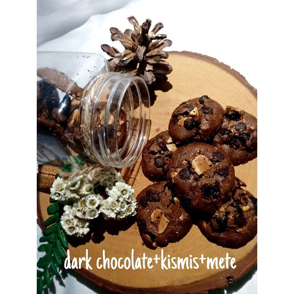 Jual kue cookies mini kismis+mete kemasan200ml | Shopee Indonesia