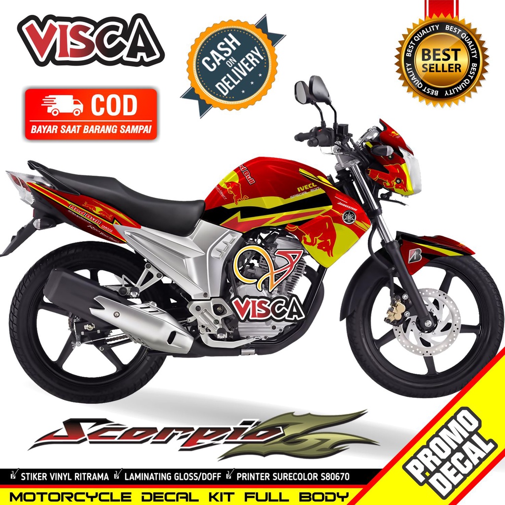 Jual Decal Scorpio Z Full Body Stiker Scorpio Z Full Body Striping ...