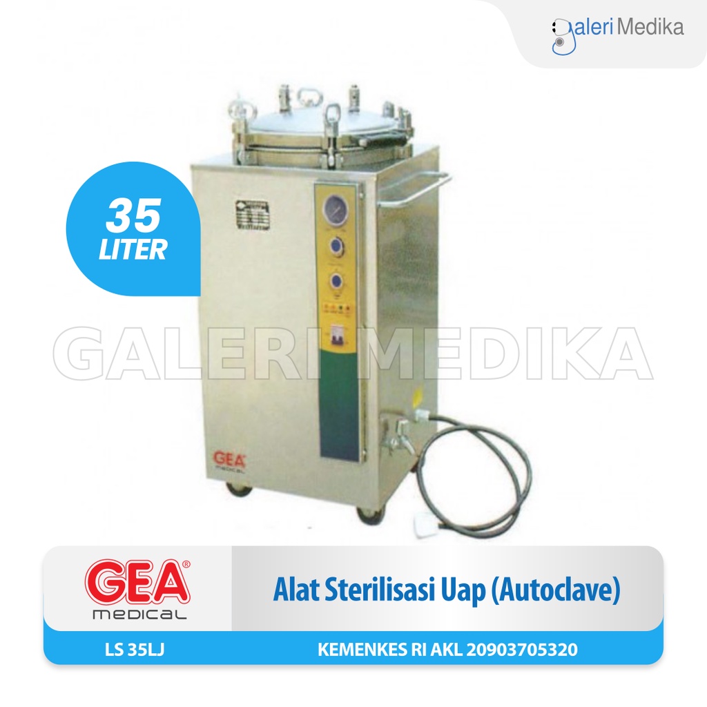 Jual Autoclave GEA LS-35LJ / LS 35LJ Autoclave 35 Liter / Autoclaf GEA ...
