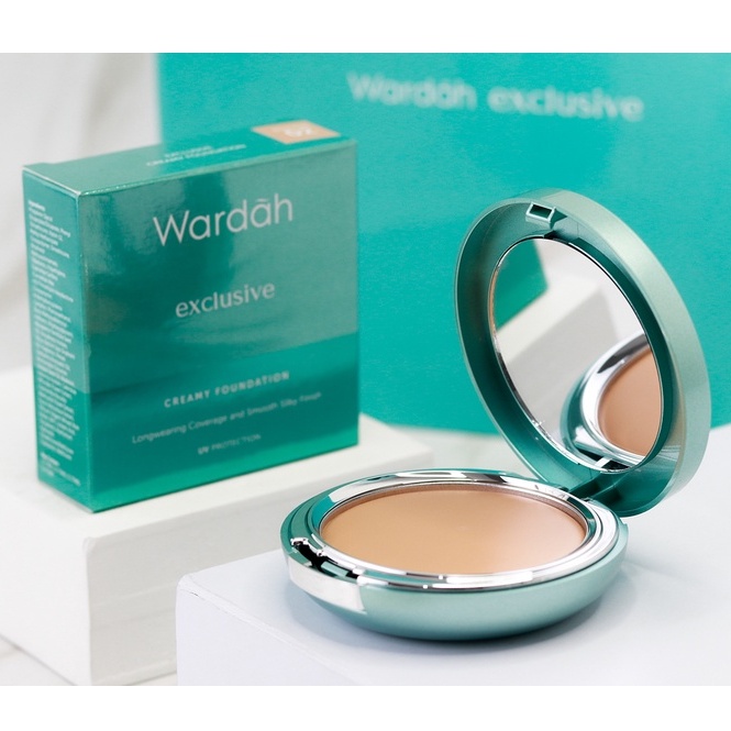 Jual Wardah Exclusive Creamy Foundation / BEDAK PADAT BASAH - Wardah ...
