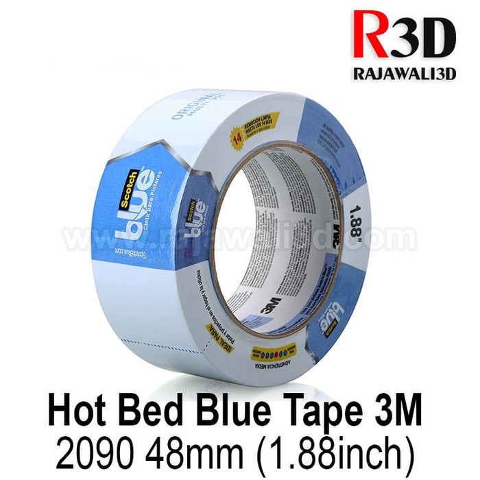 Jual Original 3M Blue Crepe Tape Model Number 2090 0.13*48mm*54.8meters ...
