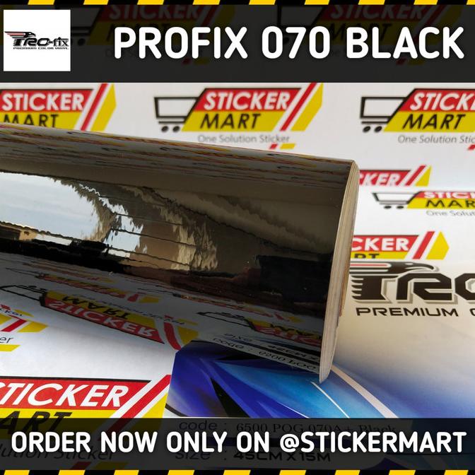 Jual Sticker Profix Hitam Doff (Black matte) | Shopee Indonesia