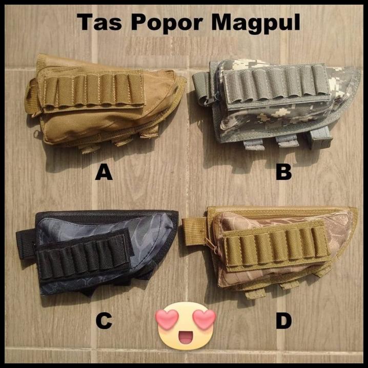 Jual Tas Popor/ Stock Pouch/ Cheek Pouch Magpul | Shopee Indonesia