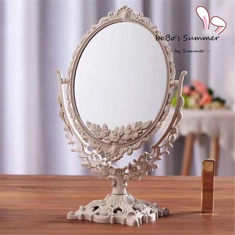 Jual Cermin Rias Bunga Dua Sisi Cermin Putar Cermin Oval dan Love ...